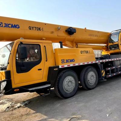 Cina Grana per camion mobile da 70 tonnellate usata xcmg originale xcmg QY70K QY70K-I QY70KC Grana per camion da 70 tonnellate in vendita in buone condizioni in vendita