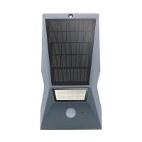 China Modern Waterproof Remote Control Pir Garden Solar Wall Light Motion Sensor for sale