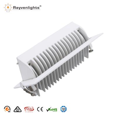 Cina 3300 al quadrato a 9 pollici del negozio di grado IP40 di 3600lm 30w 90 hanno messo il LED Downlights in vendita