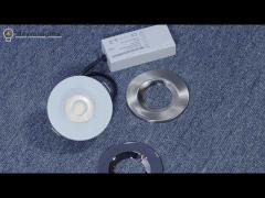 IP65 Fire Rated BS476-21 30/60/90Min Approval COB Mini Cabinet Recessed LED Downlight