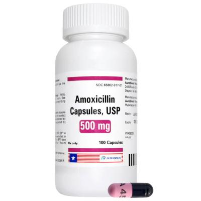 China Amoxicillin Oral 100mg Tablets Pill Bottle Labels And Boxes Customized for sale