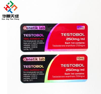 Cina Scatole per imballaggio Ultra Tren Etichette per fiale da 10 ml con effetto ologramma in vendita