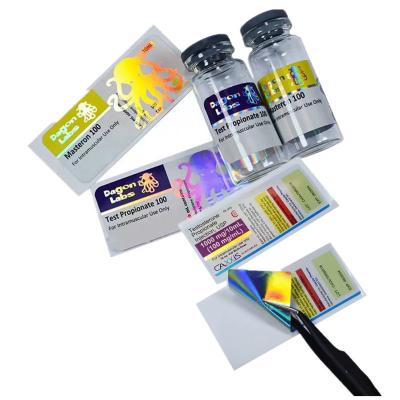 Cina Bottiglie di oli di Pharma di Masteron Enanthate Vial Labels Stickers For Vishnu in vendita