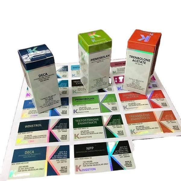 Quality Oxandrolone Ananvar Oral Labels With Laser Pet Materail Labels And Boxes for sale