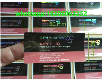China Gen Pharma flacon Strong 10ml Hologram Vial Labels Mast P Te koop