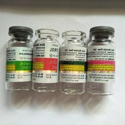 Cina Primobolan Methenolone Enanthate fiala Fiala di vetro Etichetta laser con scatole in vendita