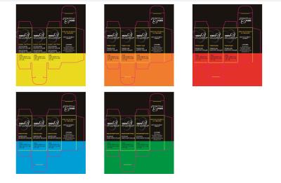 Cina Etichette adesive per bottiglie in plastica da 20 ml con tappo flessibile e affidabile per bottiglie in vendita