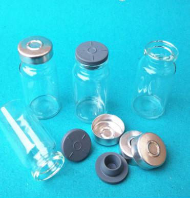 China 10 Ml Small Glass Vials / Glass Dropper Bottles With Dropper Flip Off Seals for sale