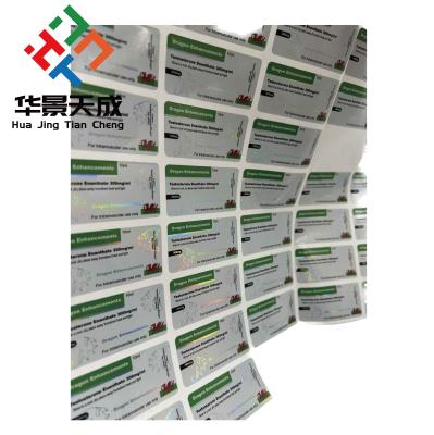 Cina Etichette di flaconcini in vetro bianco per flaconcini di plastica in vendita