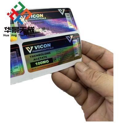 China Red And Green Custom Vial Labels For Precise Labeling Solutions for sale