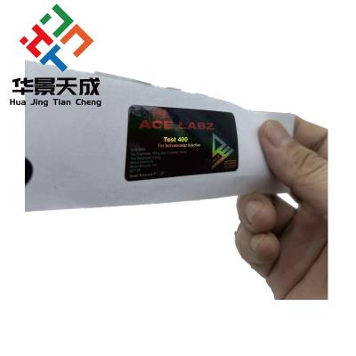 China Customized Bottle Sticker Label With Permanent Adhesive For High Standards for sale