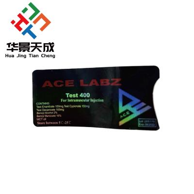 China Customized Bottle Sticker Label With Permanent Adhesive For High Standards for sale