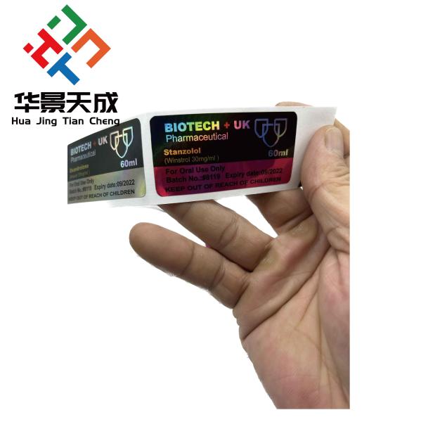 Quality Gen Pharma Label For Medicinal Bodybuild Products Packing for sale