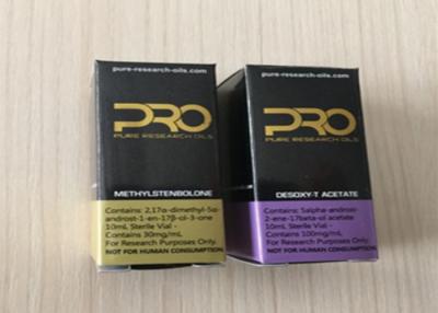 China Pro Pharma 10 ml medicijnpapierdoos / flacondoos Gouden logo gestempeld 4 C afdrukken for sale