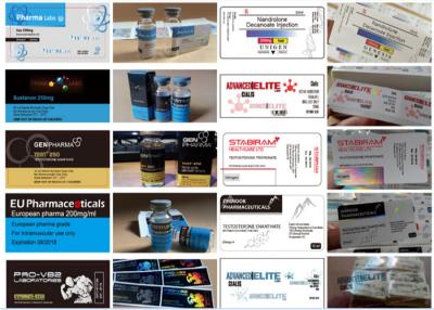 China Custom Logo Self Adhesive Labels / Pill Bottle Label CMYK 4 Color Printing for sale