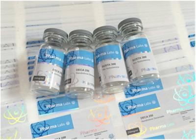 China Etiquetas adhesivas personalizadas con láser holográfico brillante para vial Vial de inyección en venta