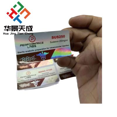 China Tren Ace 10ml Vial Labels Injectable Test Vial Labels for sale