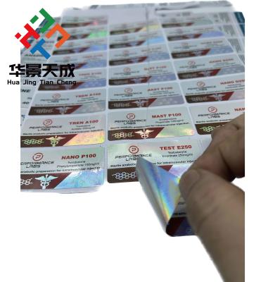 China Tren Ace 10ml Vial Labels Injectable Test Vial Labels for sale