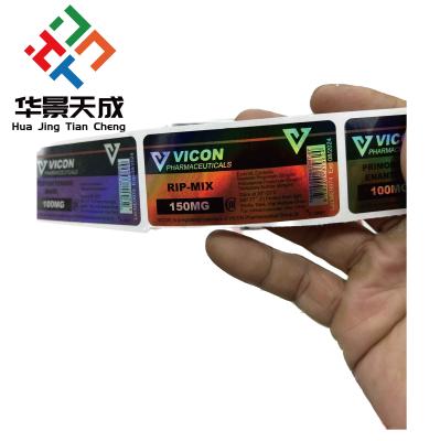China Acetato de tren Etiquetas de los frascos para inyección Esteroides Y Cajas en venta