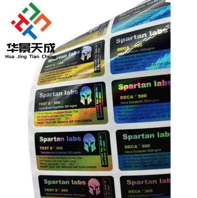 China Acetato de tren Etiquetas de los frascos para inyección Esteroides Y Cajas en venta