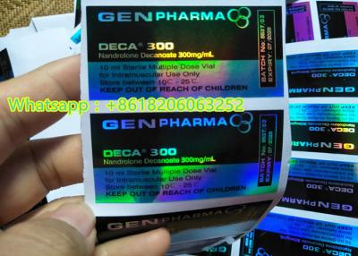 China Multi Colored Prescription Bottle Label Matte Laminating Gold Foil Paper Material for sale