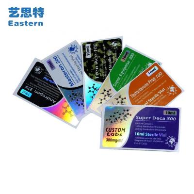 Cina Deca 250 mg Farmaceutico Iniezione Farmaci Vitricola Etichette 25x60mm Laser Hologram Material in vendita