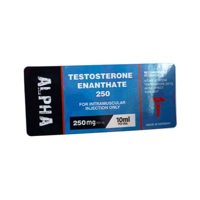 Cina Deca 250 mg Farmaceutico Iniezione Farmaci Vitricola Etichette 25x60mm Laser Hologram Material in vendita