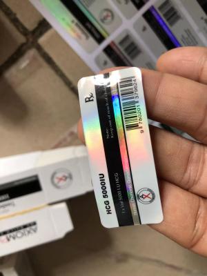China Adhesive Peptide Bottle Semaglutide Labels 2ml Custom Printing PEPTIDE  Labels for sale