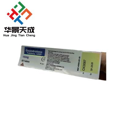 China Clomid 50 Capsules Medication Bottle Tags Labels Pharmacy Label Printing With Plastic Pots Printed Labels for sale
