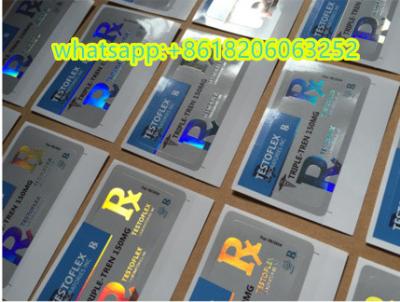 China Testosteron Enanthate Injectable Anabolic 10ml Vial Labels PAPER/PET/PVC Material for sale