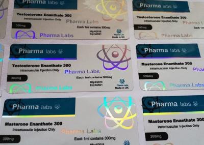Cina Adesivi per etichette di farmaci con ologramma per flaconi da 10 ml di fiale per iniezione in vendita