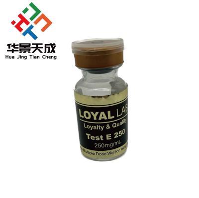 China Vierkante peptide flaconhouder Verpakkingsetiketten Stickers met glanzende afwerking Te koop