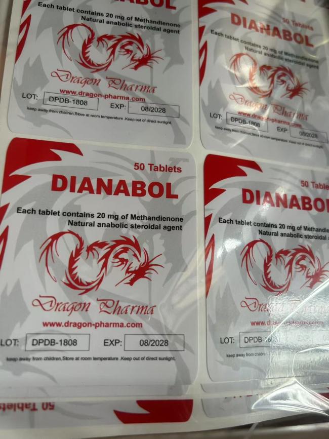 Custom Clomid 50mg plastic bottle label sample with black background