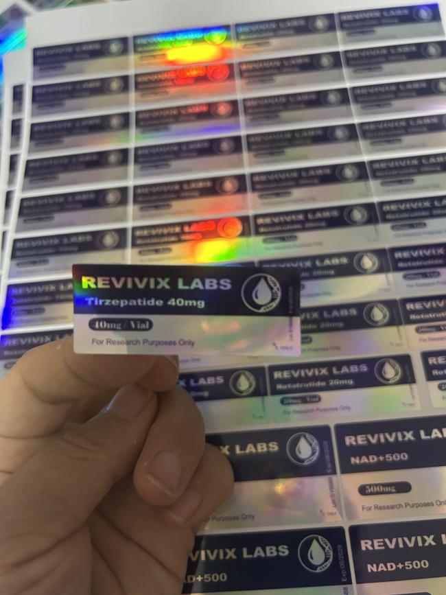 Sample vial label design 2