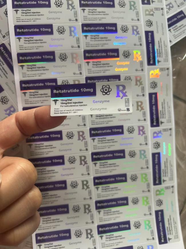 Sample vial label design 1