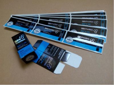 Quality Étiquettes imperméables en PVC Androl Test 250 pour flacons en verre de 10 mlfor sale