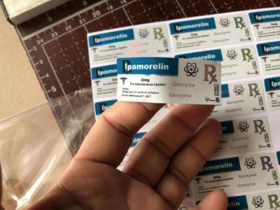 China Ipamorel 2mg PET Self Adhesive Labels for sale