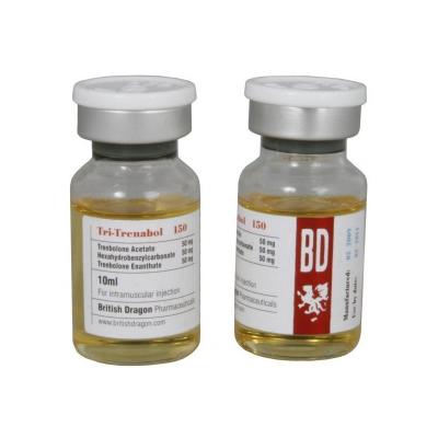 Ετικέτες γυάλινο φιαλίδιο British Dragon tren Acetate 100mg , Ετικέτα φιαλών φαρμάκου