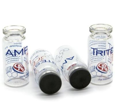 Cina Etichette di vetro della fiala di colore trasparente per una fiala con dose multipla sterile da 10 ml in vendita