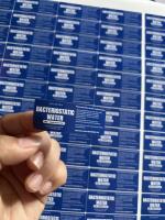 China BAC Water 3ml White PVC Labels for sale
