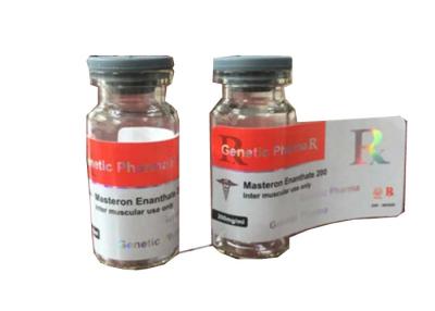 China Masteron Enanthate 200mg Laser Glossy vial Vial Labels For 10ml Injection Vial for sale