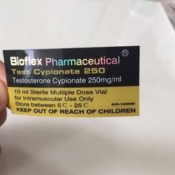 China 25 * 60 Mm Pharmacy Pill Bottle Label Sticker Printing With Free Design Service for sale