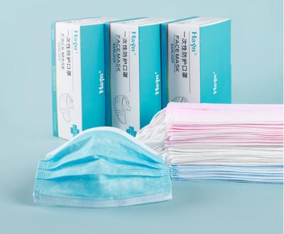 중국 Custom Disposable Non Woven 3 Ply Surgical Medical Face Mask For The Corona Virus 판매용