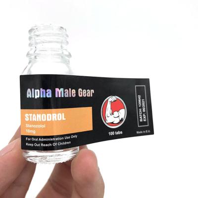 China Paper 10ml vial Vial Labels Custom Private Label Design And Printing for sale