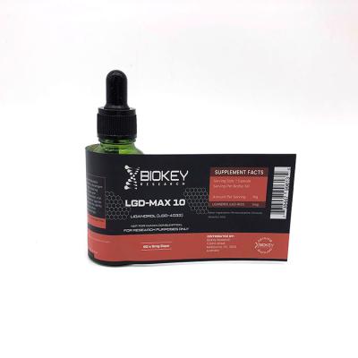 Cina Fiala di carta da 10 ml Etichette per fiale Progettazione e stampa di etichette private personalizzate in vendita