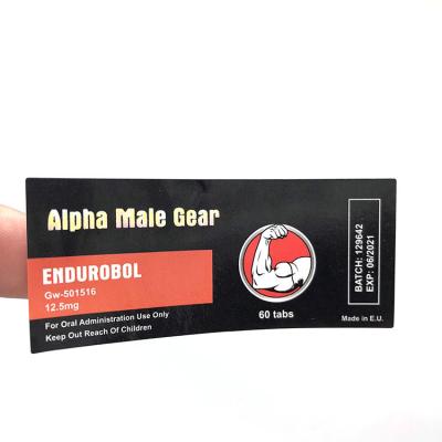 Cina Fiala di carta da 10 ml Etichette per fiale Progettazione e stampa di etichette private personalizzate in vendita