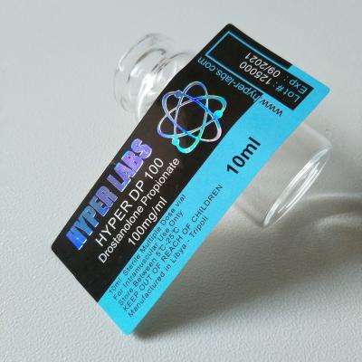 Κίνα Αδιάβροχο Laser PET 10ml φιαλίδιο Ολόγραμμα Ετικέτες φιαλιδίου προς πώληση