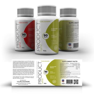 China Supplement PVC Private Printable vial Bottle Labels for sale