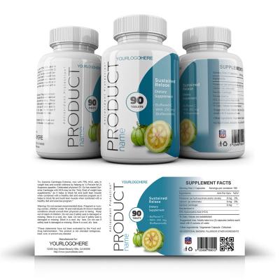 China Supplement PVC Private Printable vial Bottle Labels for sale