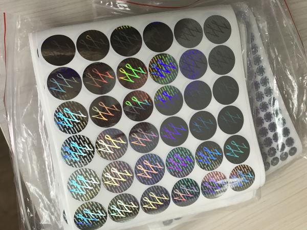 Quality Anti Radar 3D PET Film Security Hologram Sticker for sale